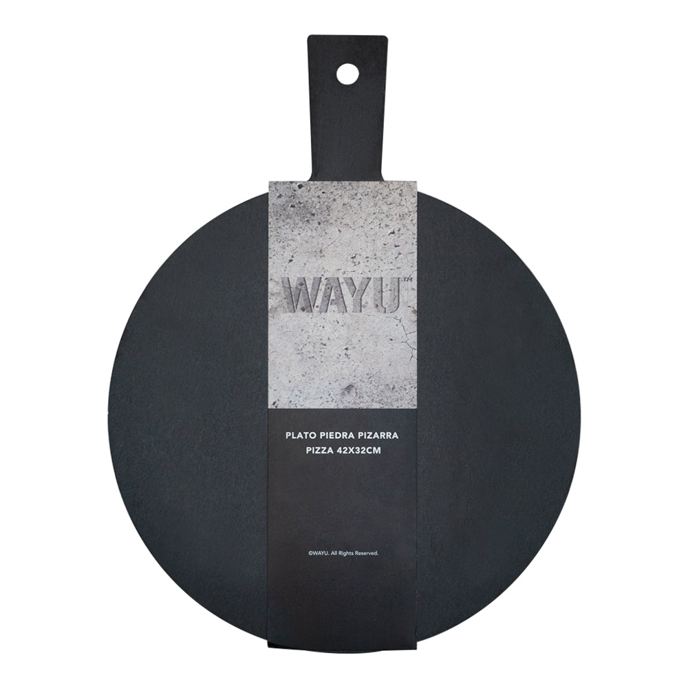 Plato Piedra Pizarra Pizza 42 Cm Wayu – Wayu cl