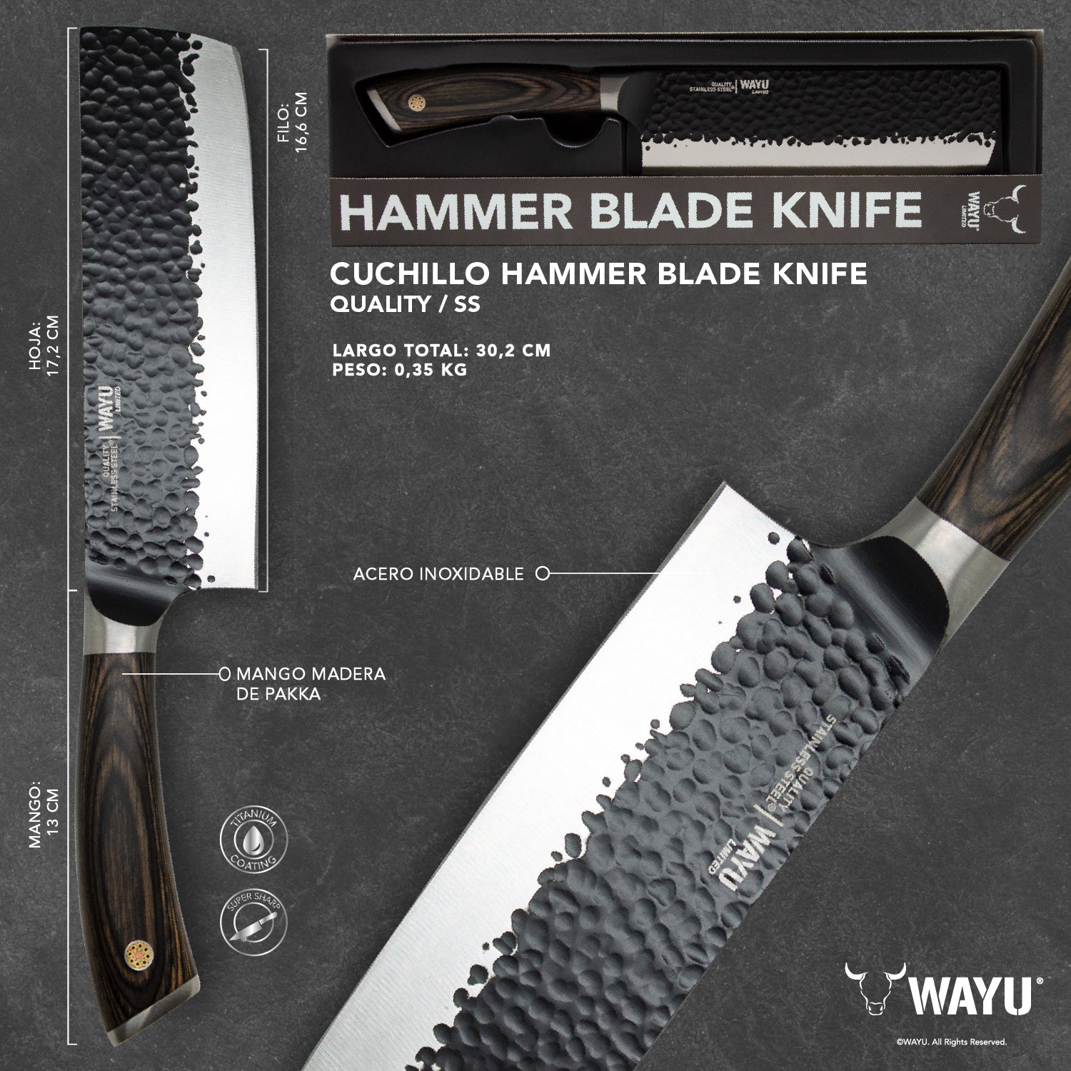 Cuchillo Hacha Hammer – Wayu cl